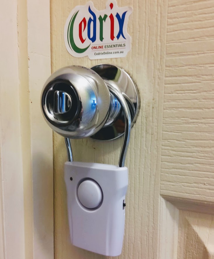 Door Handle Alarm | Anti-theft Burglar Home Security Alert + 2 Door ...