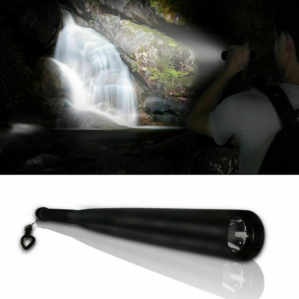 Baseball Bat LED Flashlight / Bright Baton Torch - Emergency Security ...