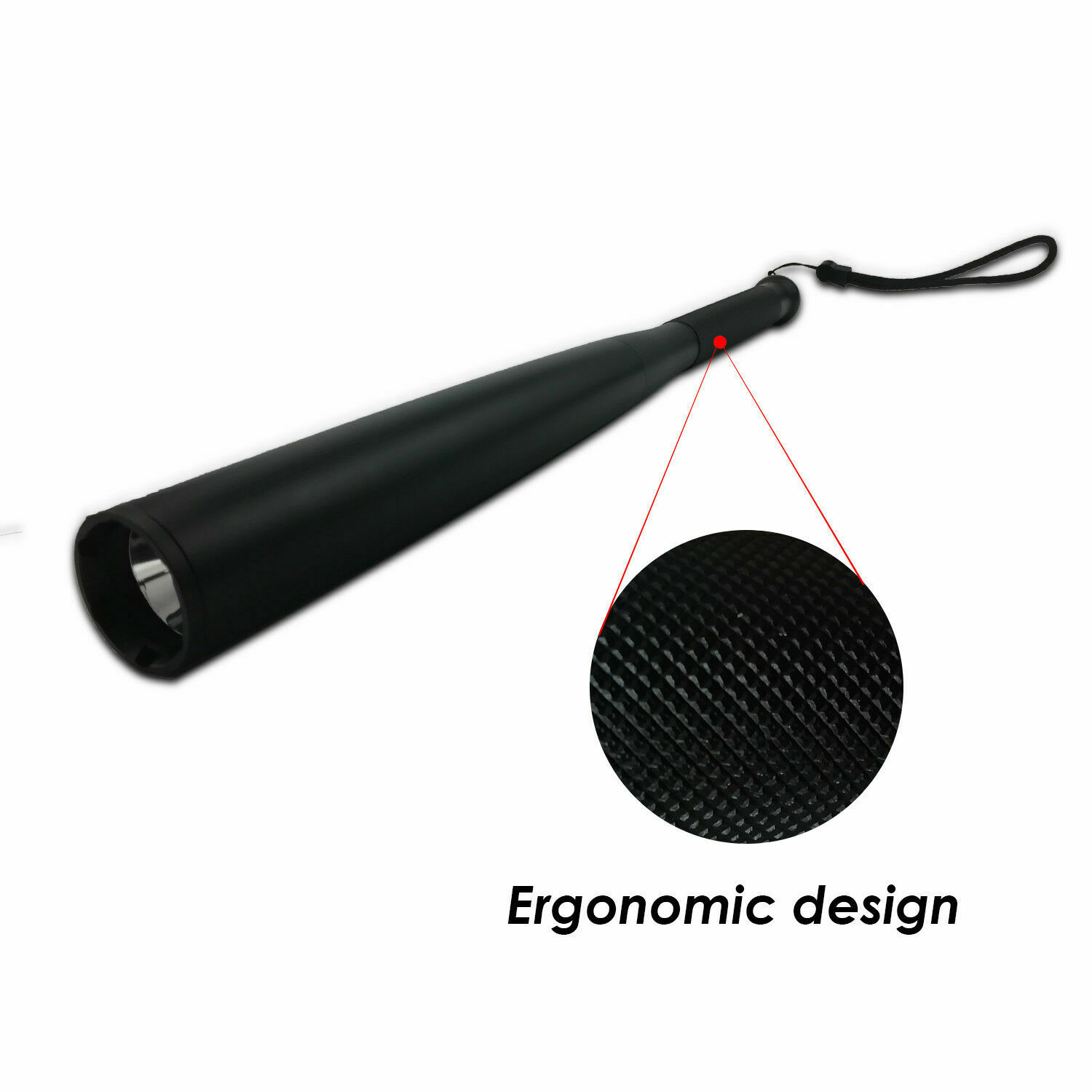 Baseball Bat LED Flashlight / Bright Baton Torch - Emergency Security ...