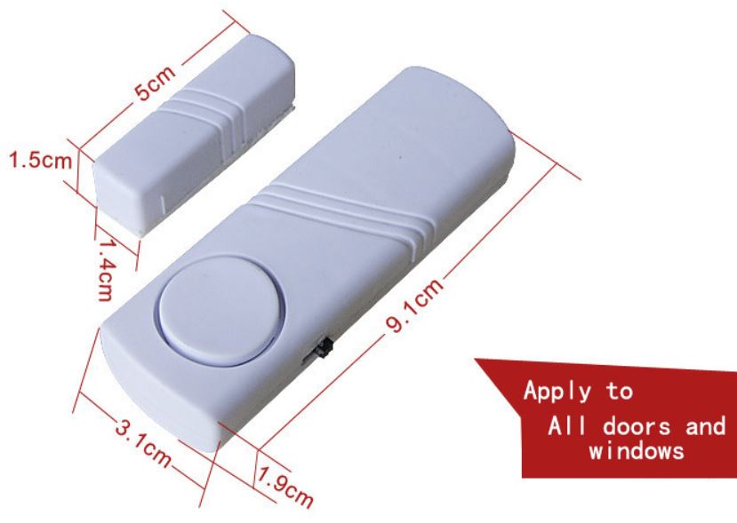 Door and Window Wireless Sensitive Alarm | Magnetic Sensor Security ...
