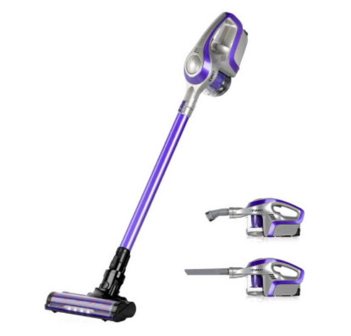 Devanti Cordless 150W Handstick Vacuum Cleaner - Purple and Grey ...
